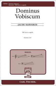 Dominus Vobiscum de Jacob Narverud » Partituras para coro masculino